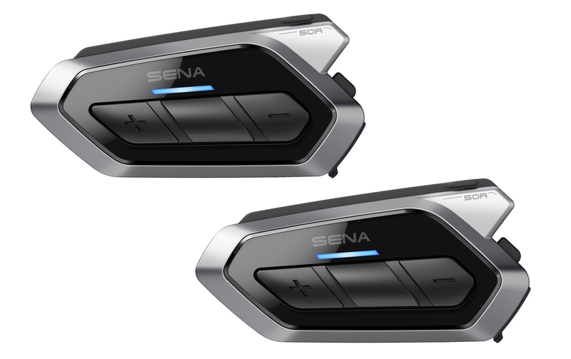 Sada 2 ks Bluetooth Handsfree Headset SENA 50R | Motozem.cz