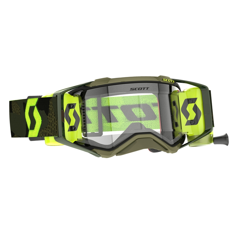 Motokrosové brýle Scott Prospect Super WFS khaki-fluo žluté | Motozem.cz