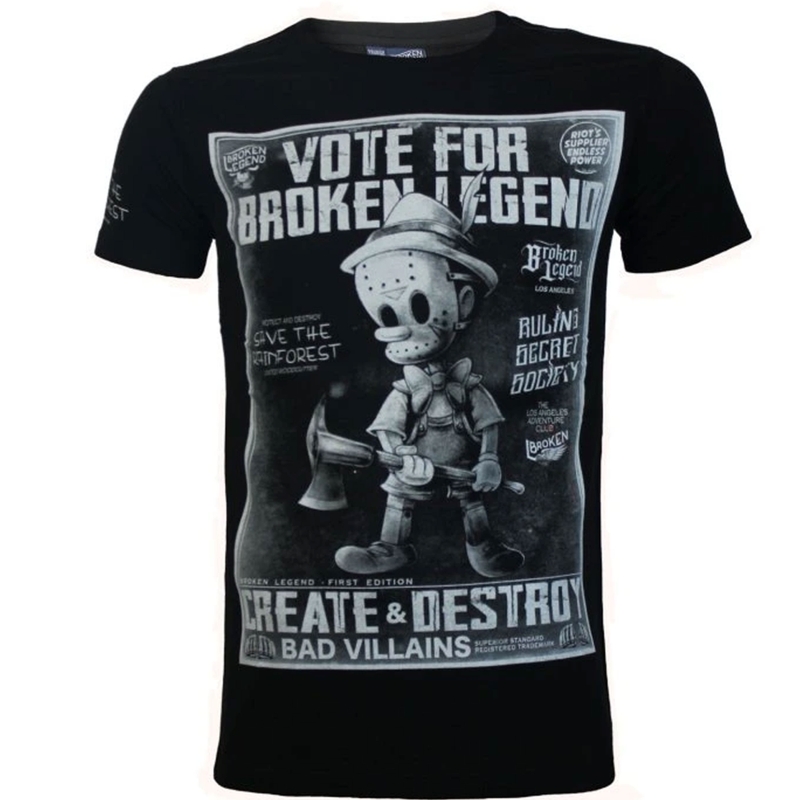 Tričko Yakuza Premium Broken Legend - Save the Rain Forest černé | Motozem.cz