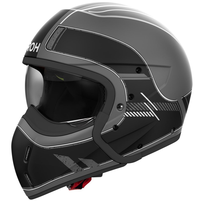 Modulární helma na motorku Airoh J110 Raster matná černá | Motozem.cz